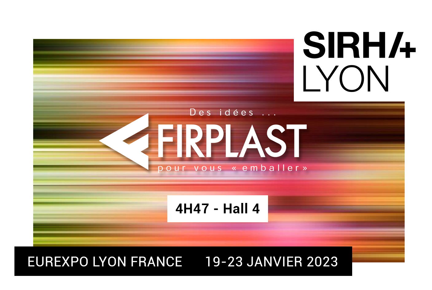 Firplast fera partie des exposants sur le SIRHA 2023